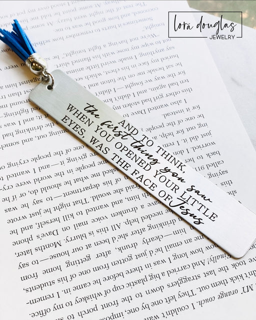 Engraved Metal Bookmarks, Personalized Bookmark — Lora Douglas